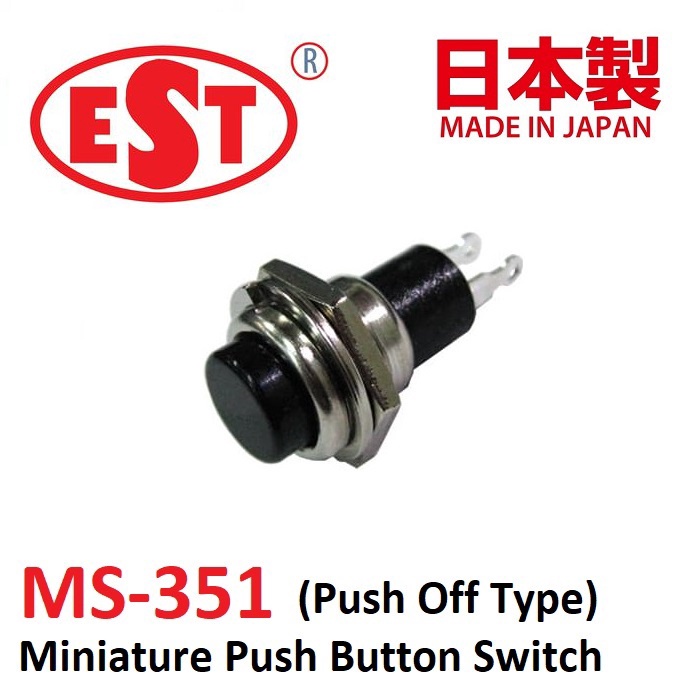 EST MS-351#0 Miniature Push Button Switch (Push Off Type) - Japan | Shopee Malaysia