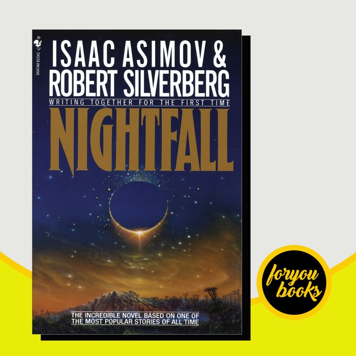 Nightfall Isaac Asimov, Robert Silverberg (book) | Shopee Malaysia