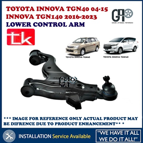 TOYOTA INNOVA TGN40 2004-2015 INNOVA TGN140 2016-2023 TK FRONT LOWER ...