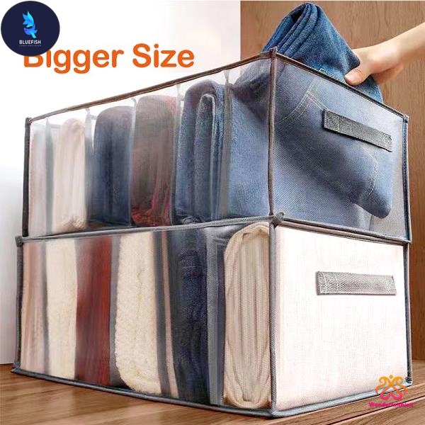 BF 6/7/9/11 Grids Underwear Tudung Clothes Organiser Box Stackable ...