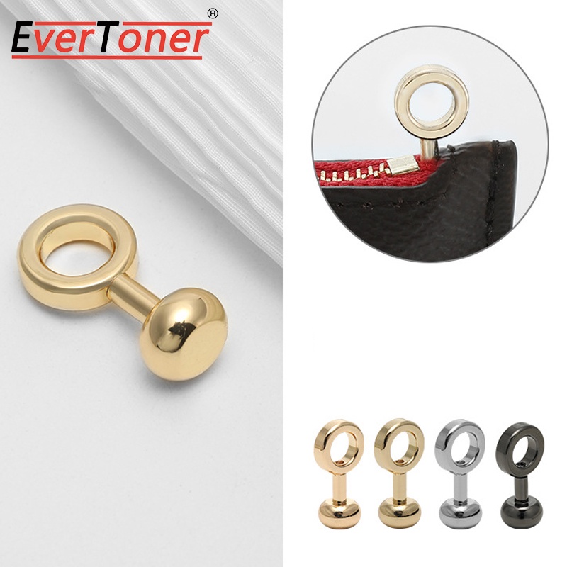 EverToner 2Pcs Pure Copper Bag Zipper Transform Buckles Accessories DIY ...