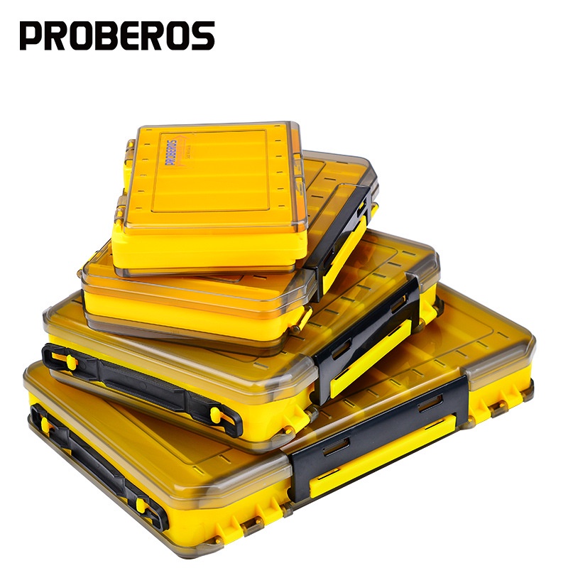 Double Sided Lure Box Compartment Lure Fishing Box Bait Lure Box ...