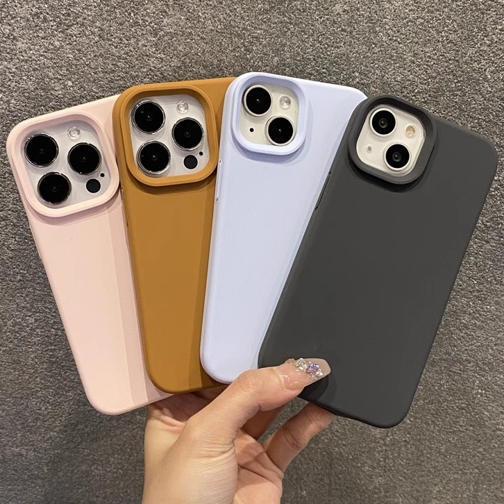 INS Color Liquid Silicone Phone Case Compatible for iPhone 16 15 pro ...