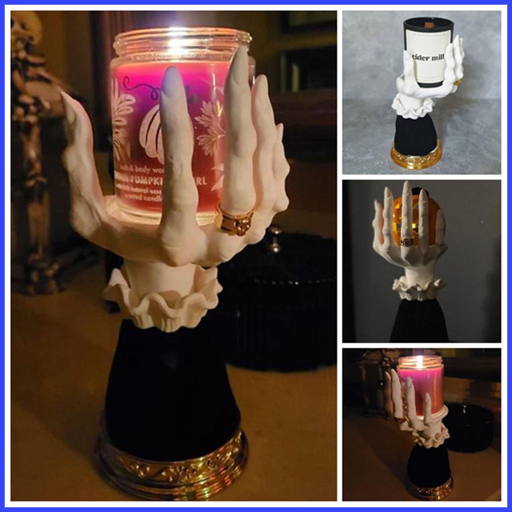 Hand Candle Holder Creative and Creepy Halloween Witch Hand Candlestick ...