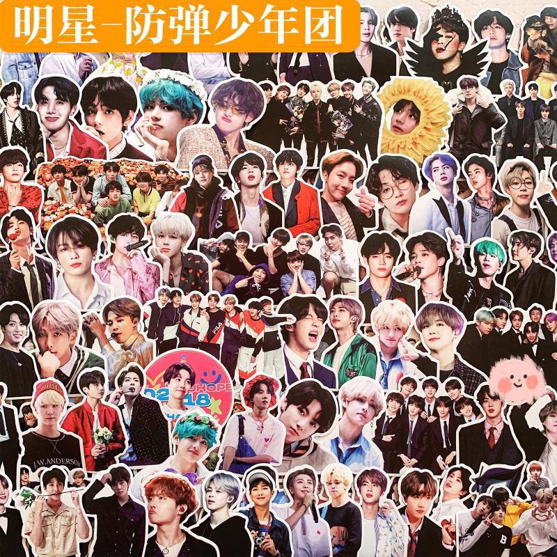 Handbook Stickers BTS Kim Tae Hyung Tian Jungkook Kim Nam Joon Park ...