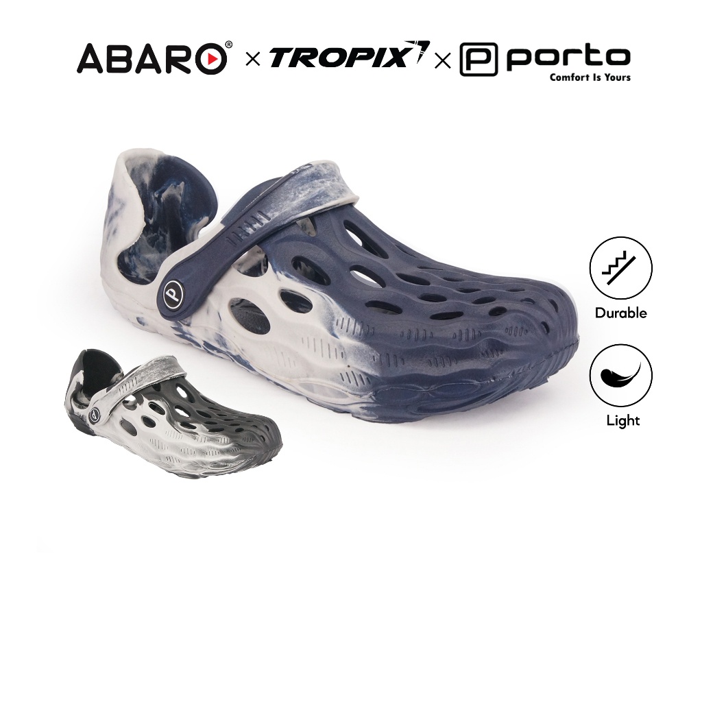 ABARO Super Light Comfy ESN71R1 TROPIX PORTO Men Mule Clogs Shoes Kasut ...