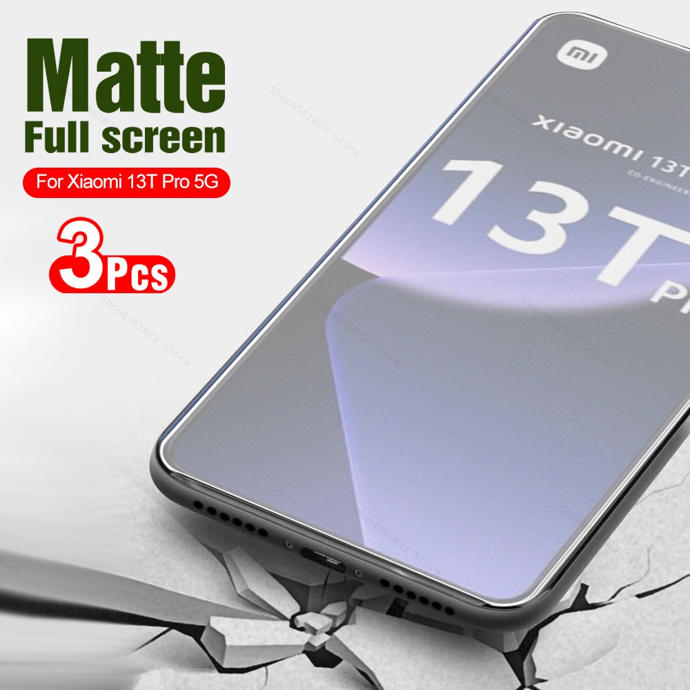 3Pcs Matte Screen Protector For Xiaomi 13T Pro 5G Full Cover Frosted ...