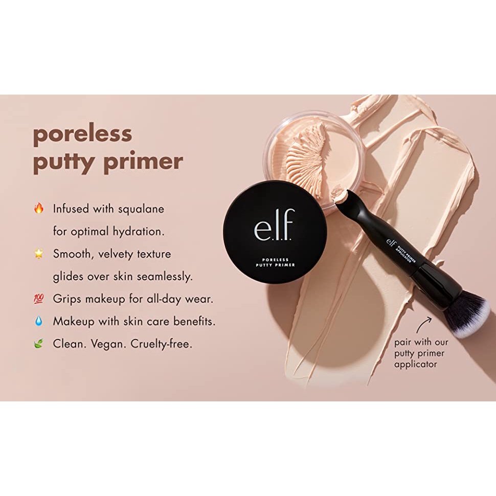 ELF Poreless Putty Primer Matte Putty Primer Luminous Putty Face Primer ...