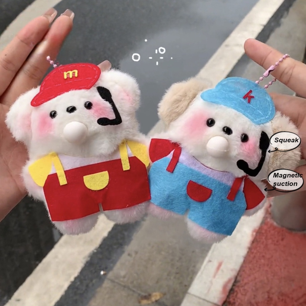 15cm Little Pacha dog Diy Handmade Homemade Material Kit Squeaking Spit ...