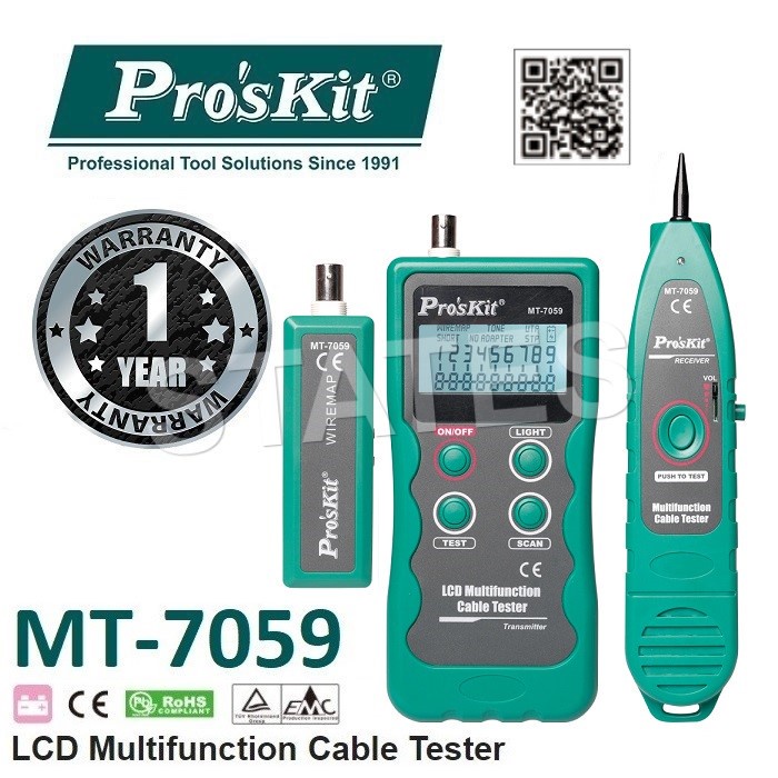 Pro'sKit MT-7059 LCD Multifunction Cable Tester | Shopee Malaysia