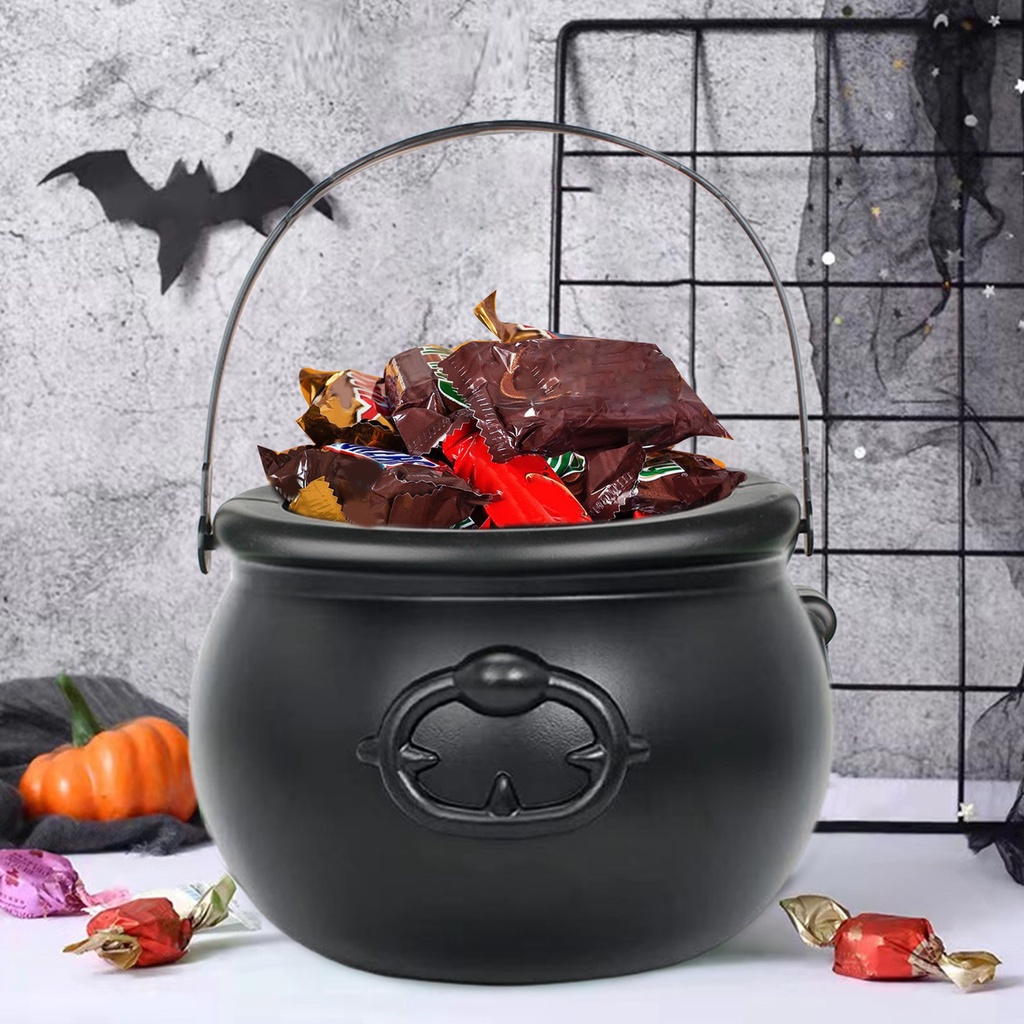 Halloween_ Large Wizard Witch Cauldron Decoration Prop Halloween Irish ...