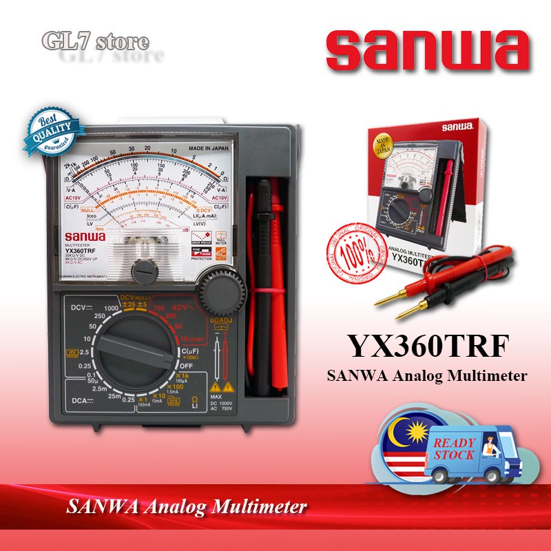 ORIGINAL SANWA YX360TRF ANALOG MULTIMETER YX-360TRF SANWA MULTITESTER ...