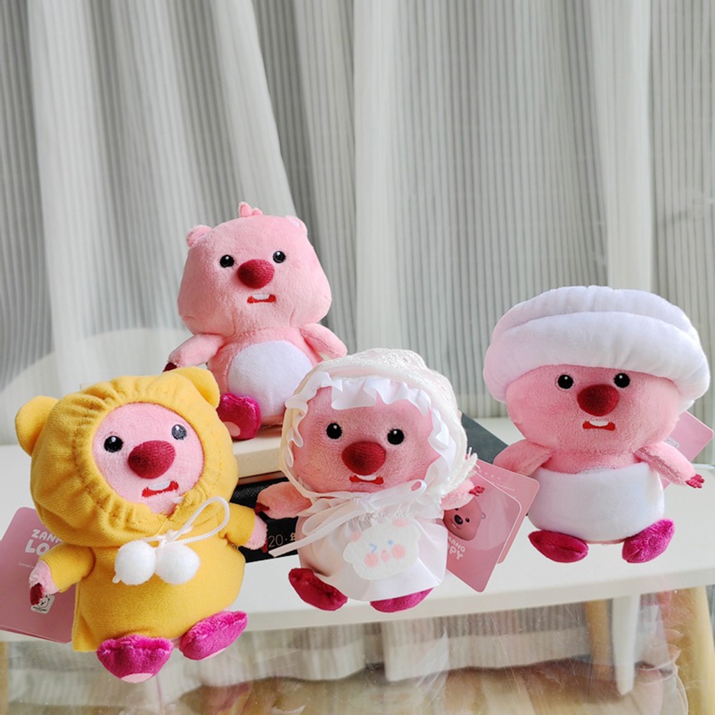 Cute Loopy Plush Toys Lovely Korea Style Pink Little Beaver Doll Kawaii ...