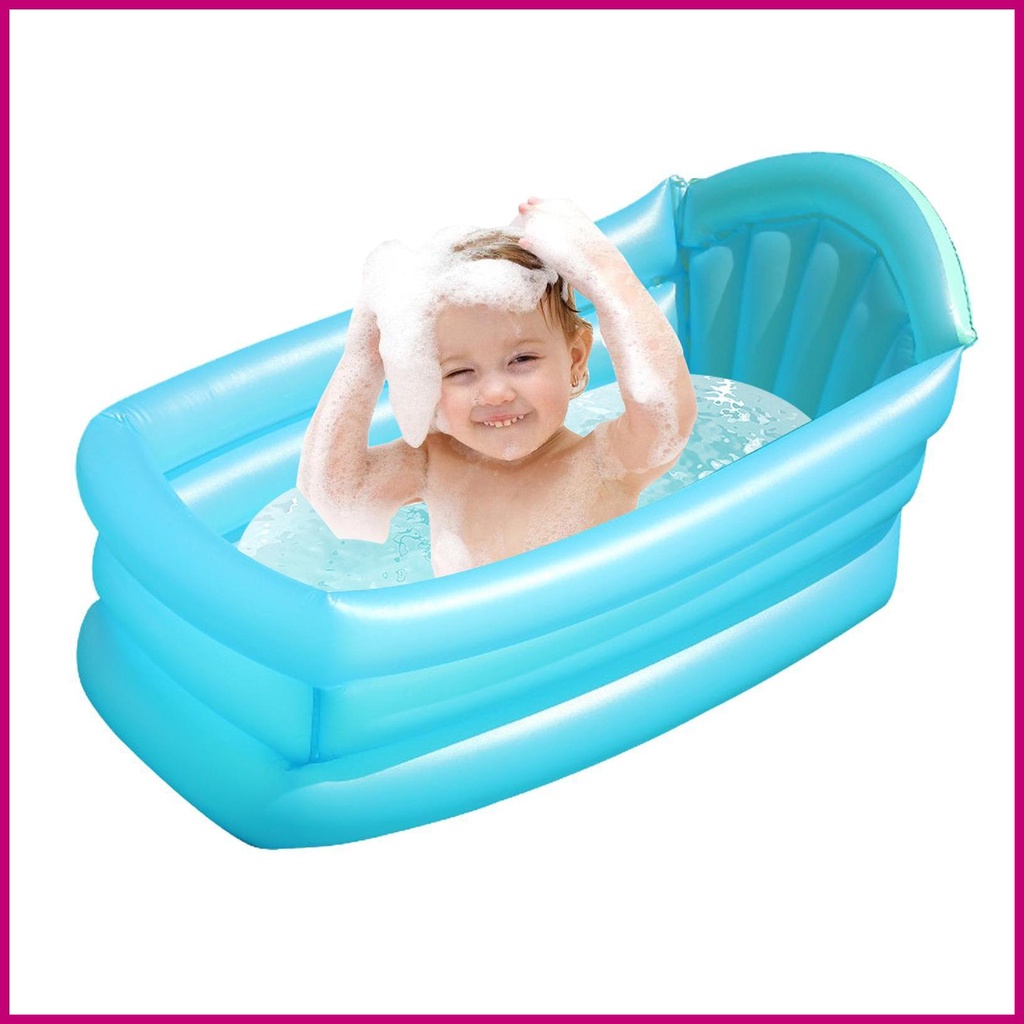 Inflatable Tub for Shower Portable PVC Travel Bathing Tub Shower Small ...