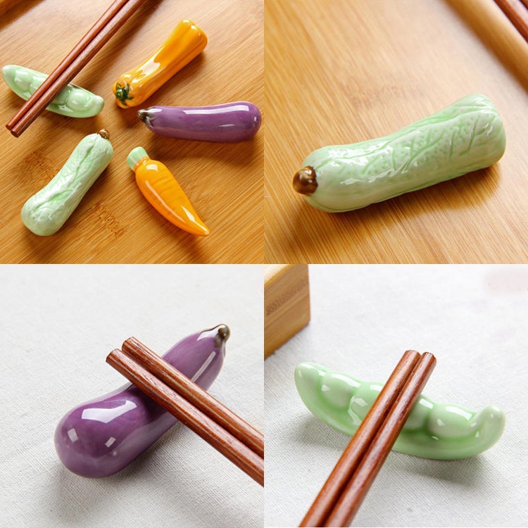 Ceramic Crafts Creative Vegetable Chopstick Holder 12480 Daily ...