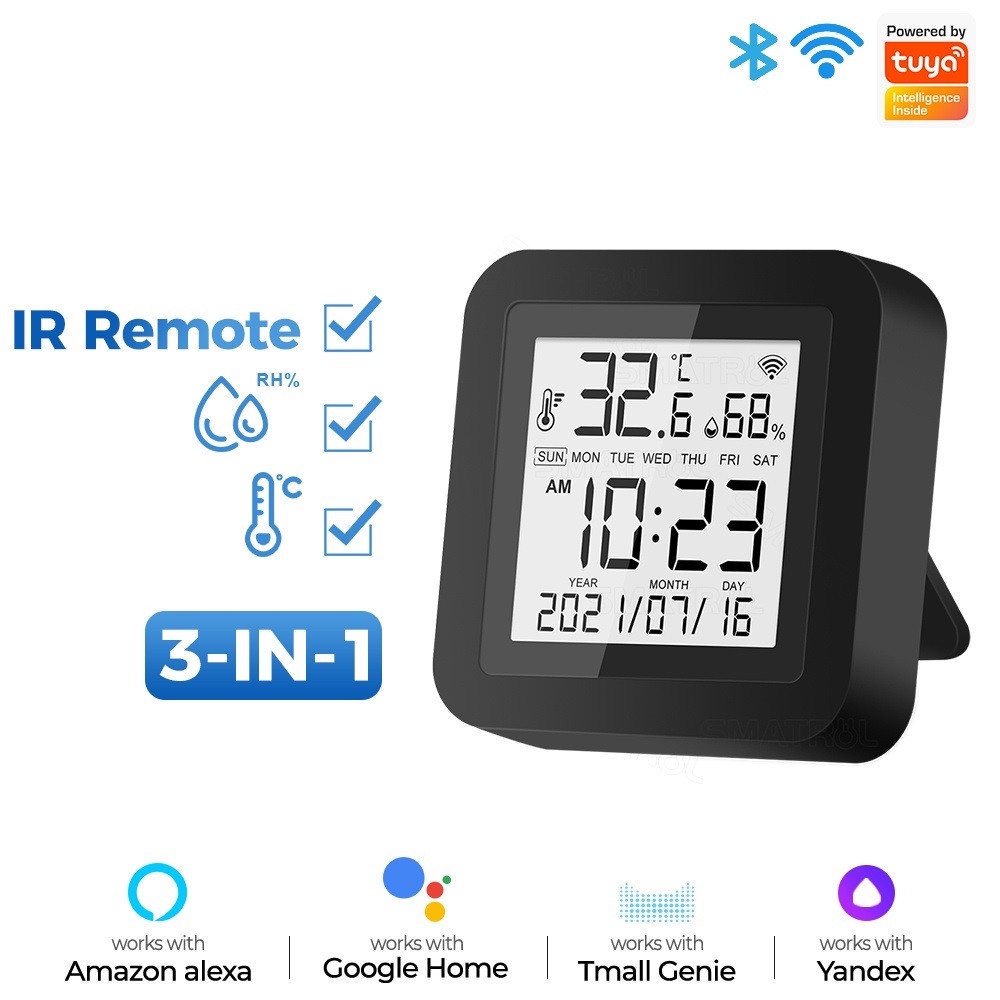 Tuya Smart Wifi IR Remote Control Universal Temperature Humidity Sensor ...