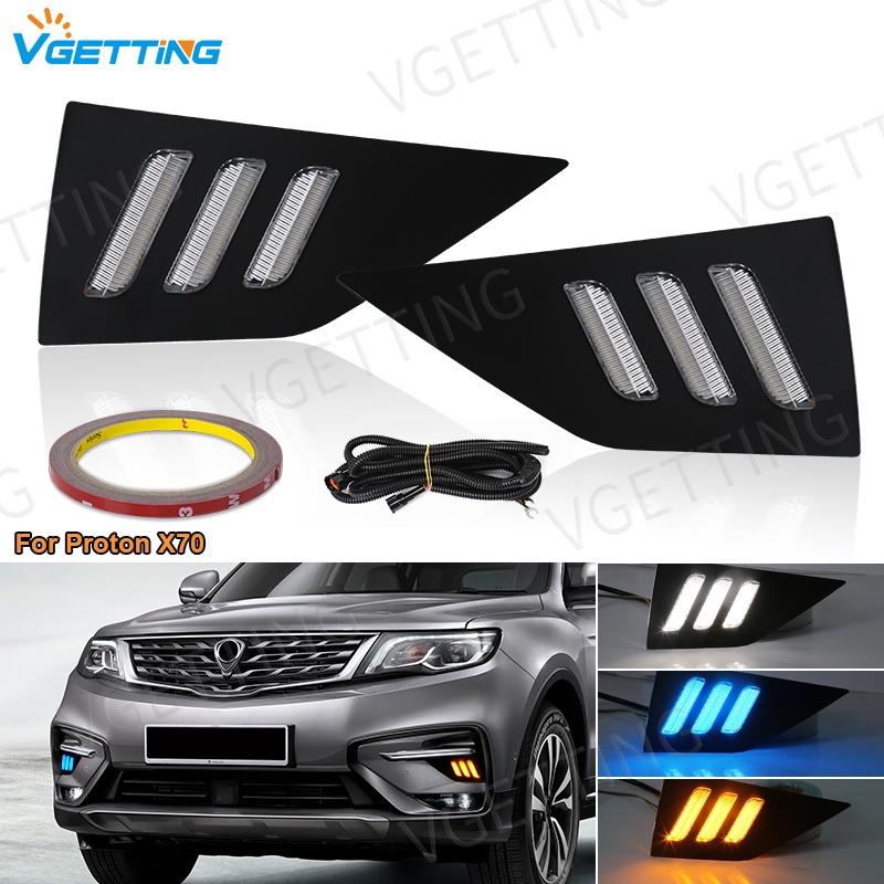 Car LED Daytime Running Lights DRL For Proton X70 Geely Coolray Binyue ...