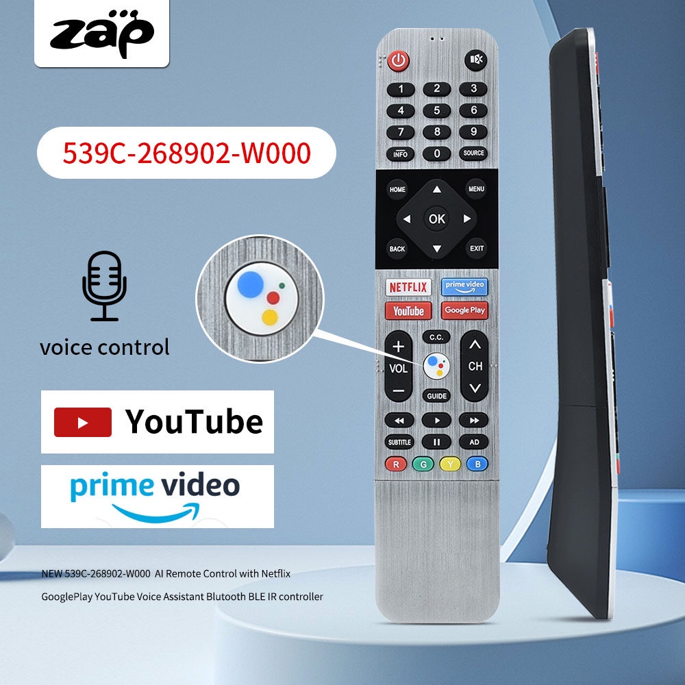 Coocaa smart TV 43s7g 50s6g Netflix remote control Netflix & YouTube ...