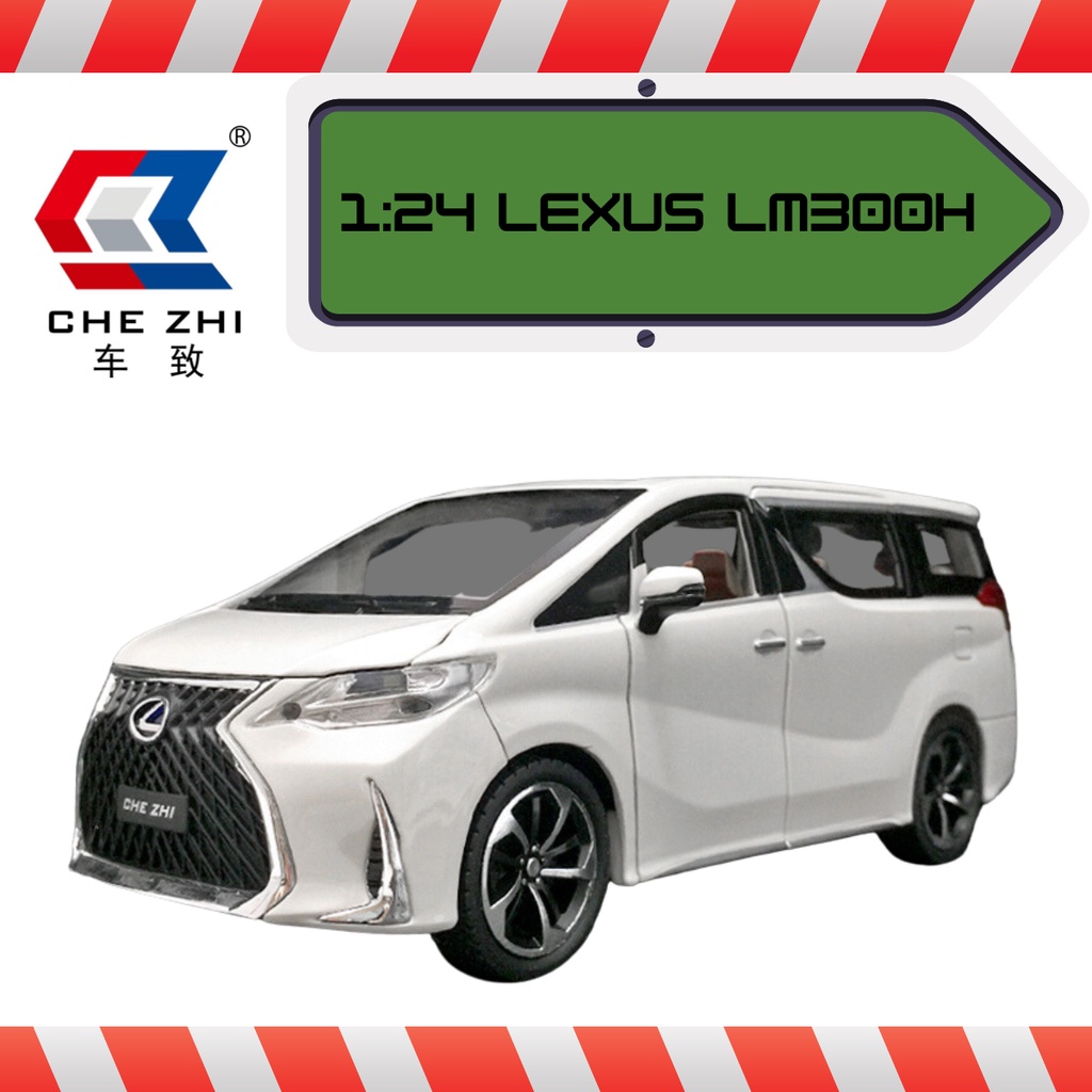 CHEZHI 1:24 Lexus LM300H MPV Alloy Car Model with Sound & Light ...