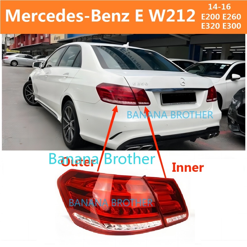 FOR Mercedes-Benz E W212 14 15 16 E200 E260 E320 E300 Taillamp Rear Lamp Tail Light Tail lamp ...
