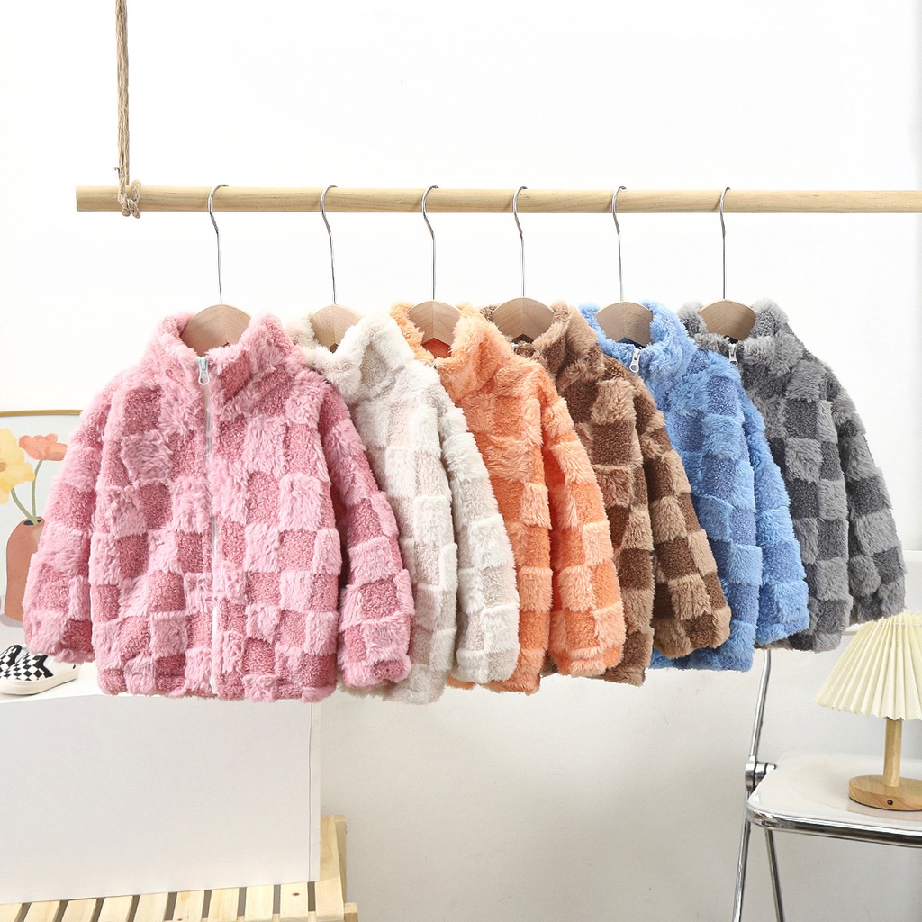 [1-13yrs] 90-160cm Children's Fleece-Fleece Coat, Autumn Winter New ...
