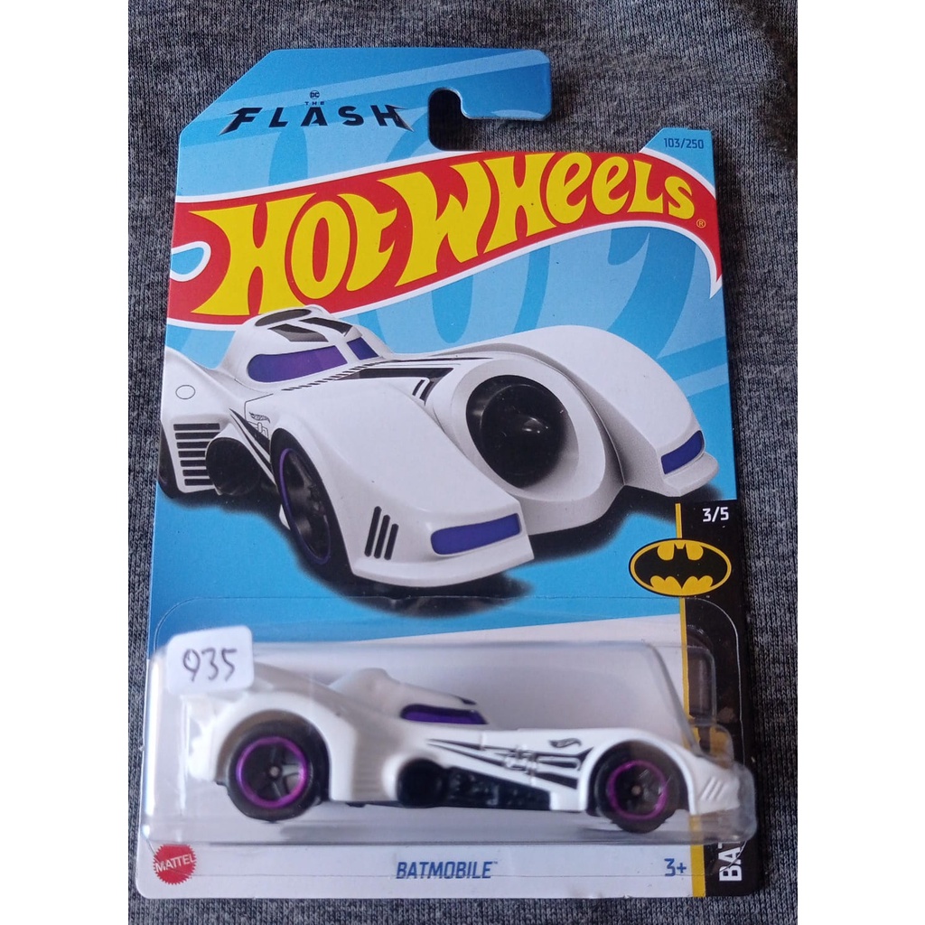 Hot Wheels - Batmobile Batman The Flash White | Shopee Malaysia