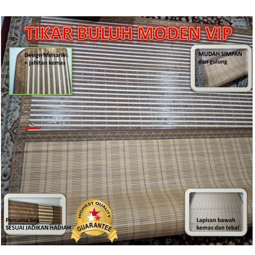 Tikar Buluh moden Karpet VIP XL bamboo mat Carpet ( 180cm x 190cm ...