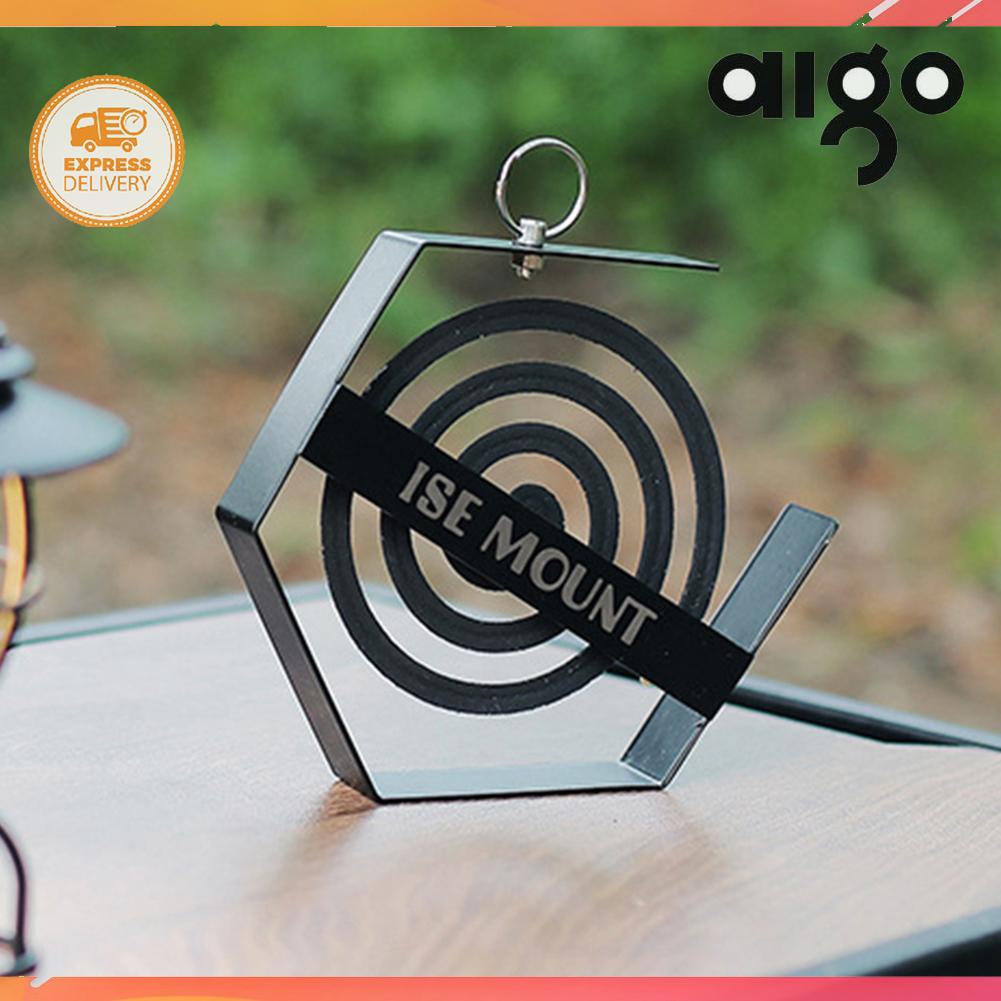 AIGONI™ Hanging Incense Coil Burner Creative Hexagonal Mosquito Coil Box Multifunctional ...