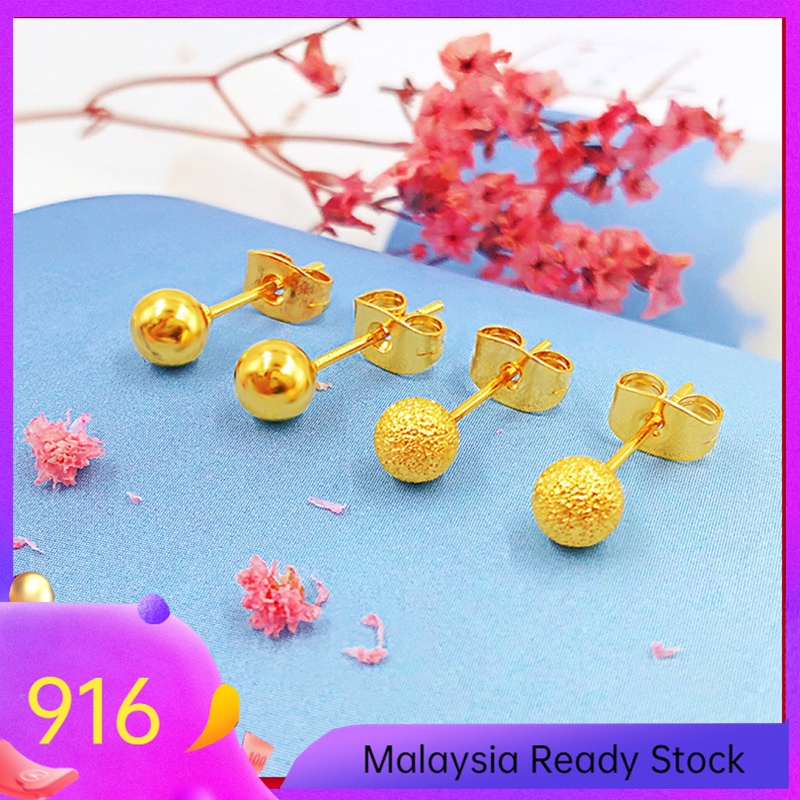 Gold Wealth Jewellery Subang Emas Perempuan Viral Murah Emas Bangkok ...