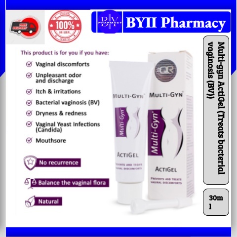 MULTI-GYN ACTIGEL 30ML/50ML +applicator for reduces vaginal discharge/ odor/redness/ itchy ...