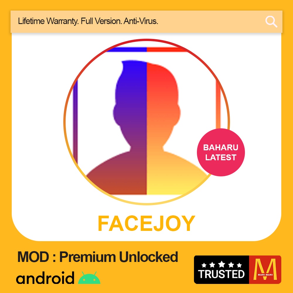 [ANDROID APP] FaceJoy 💥 MOD APK - LIFETIME WARRANTY | Shopee Malaysia