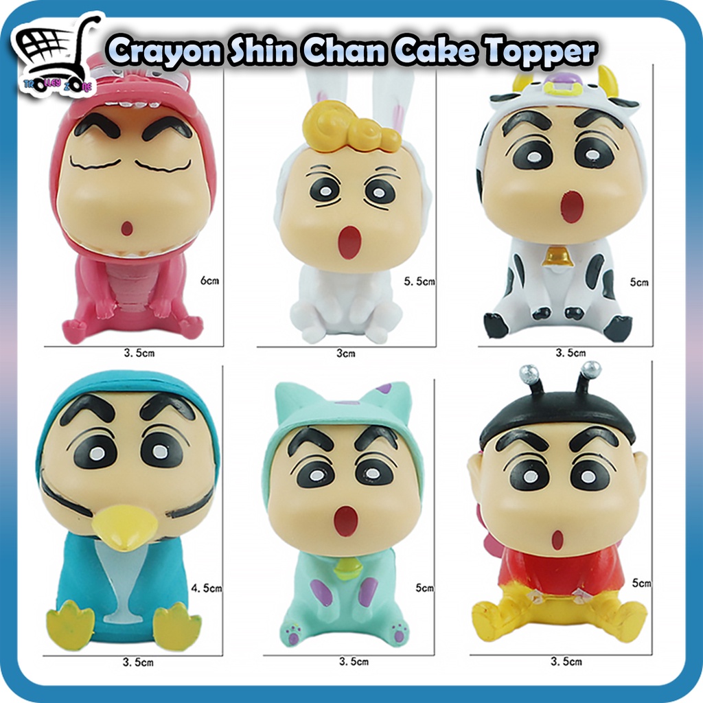 Crayon Shin Chan Cake Topper Birthday Topper Cake Decorations Kek ...