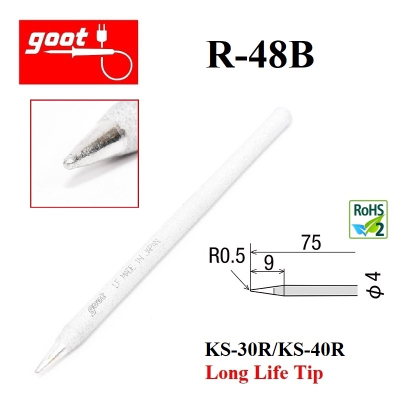 GOOT R-48B Replacement Tip for KS-30R/40R - Japan | Shopee Malaysia