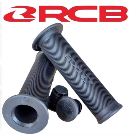 THROTTLE GRIP 100% ORI RCB RACING BOY UNIVERSAL RUBBER HANDLE GRIP HG66 ( BLACK ) | Shopee Malaysia