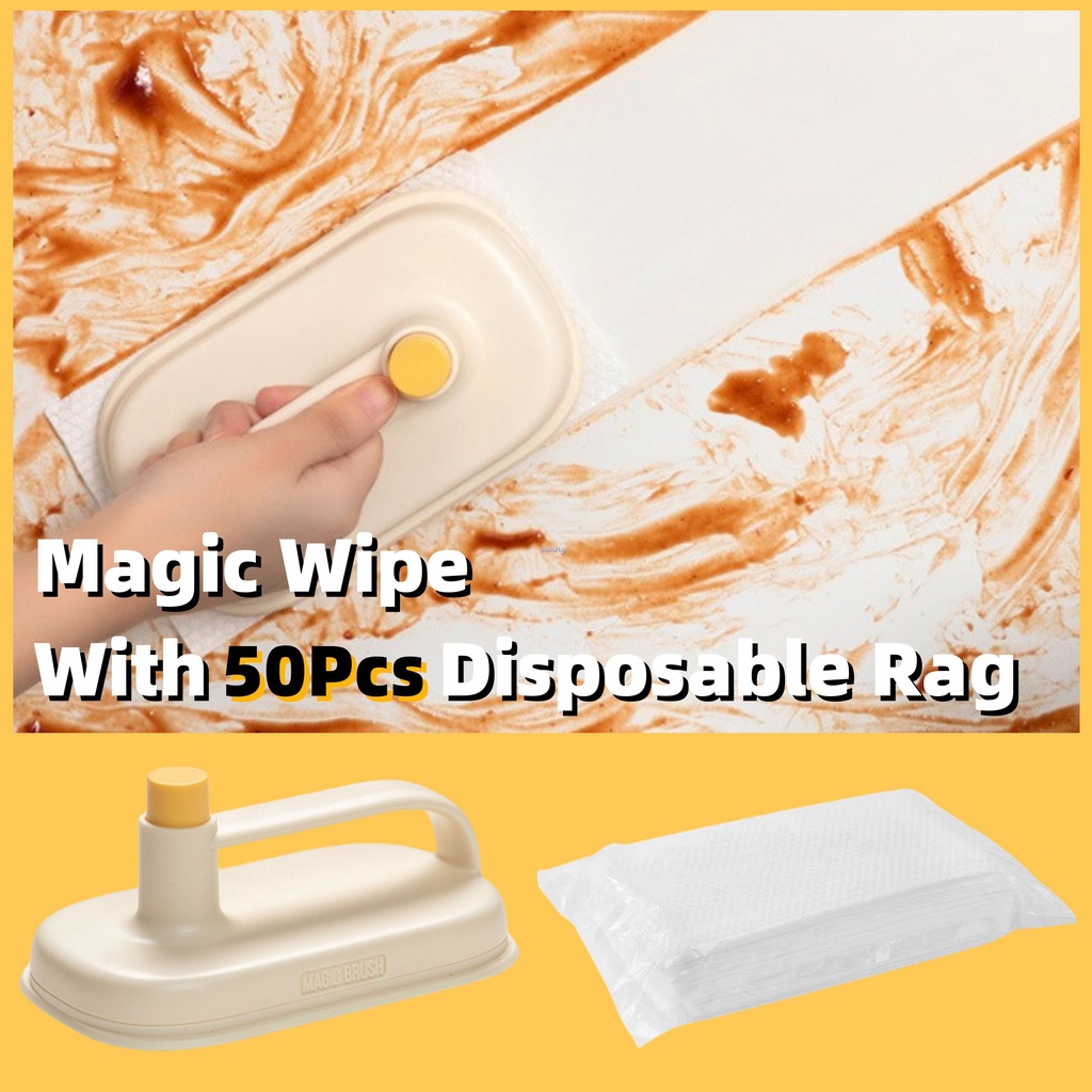 Labor-saving Magic Wipe With 50Pcs Disposable Clothes Easy ...