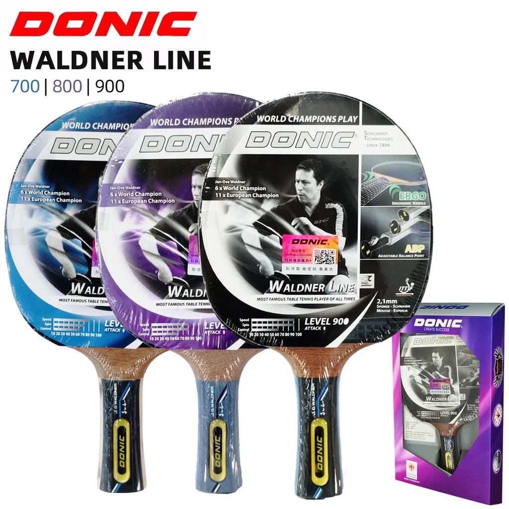 Original DONIC WALDNER LINE Table Tennis Racket Professional 700/800 ...