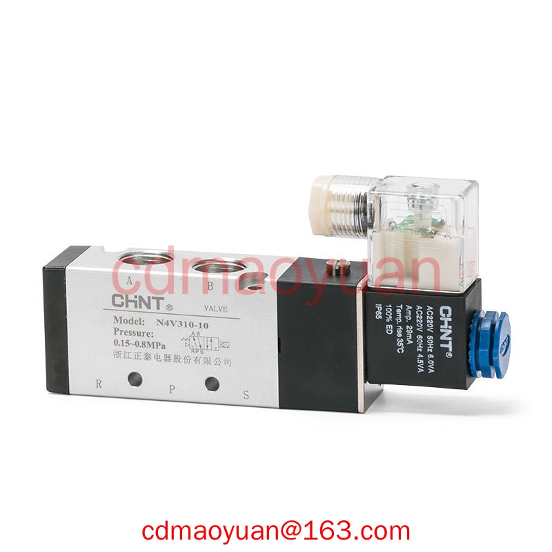 Zhengtai CHINT Solenoid Valve 4V-310/10 08 Two-Position Five-Pass ...