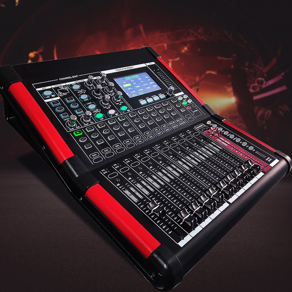 Paulkitson D16 Professional Digital Mixing 16 Channel Dj Pro Audio ...