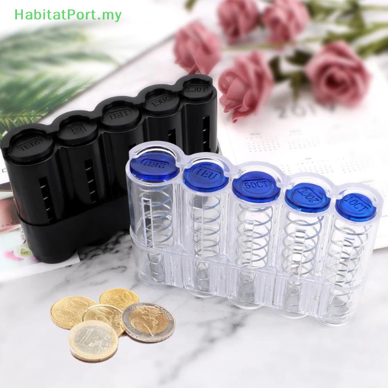 HabitatPort Creative Storage Coins Purse Storage Box Euro Coin ...
