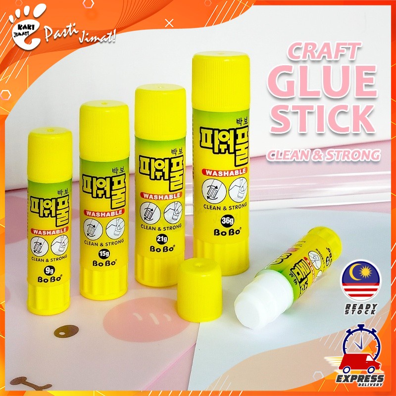 Kakijimat Economy Glue Stick Washable Strong Adhesive Office School ...