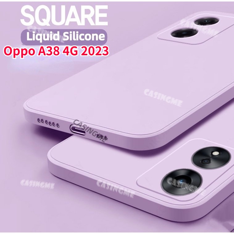 Oppo A38 4G 2023 Square Liquid Phone Case For Oppo A38 38A A 38 OppoA38 ...