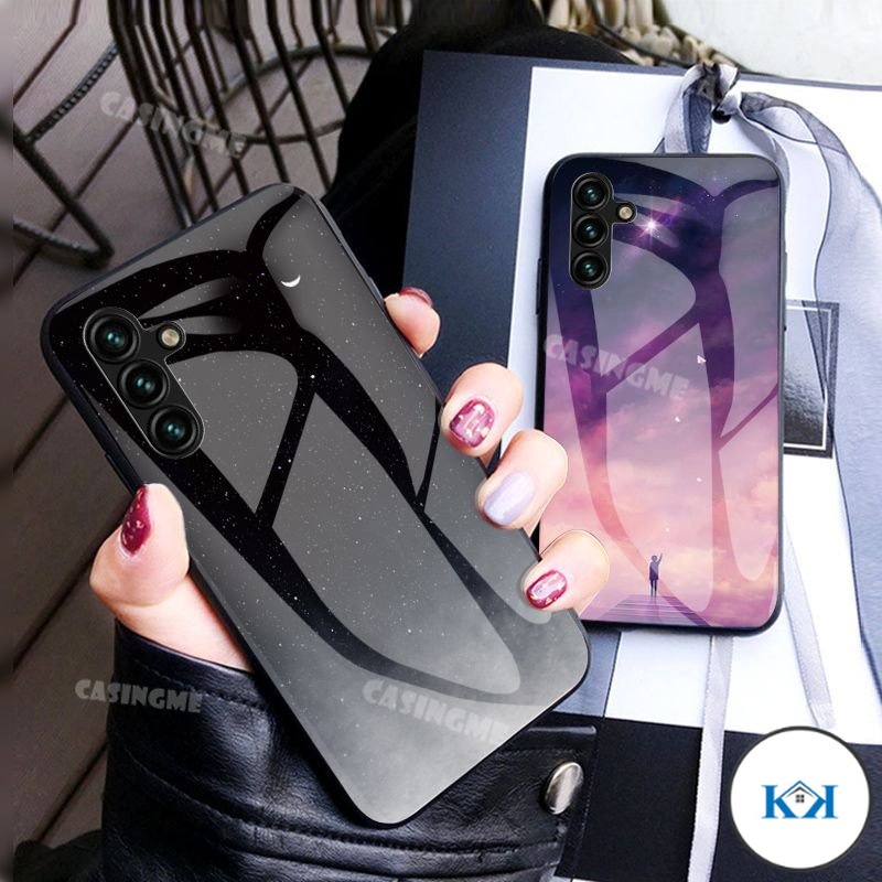 KK Tempered Glass Phone Case For Samsung M14 M54 A54 A34 A14 A24 5G ...