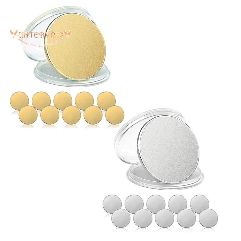 🔥10 Pcs Blank Challenge Coin, Engraving Blanks Coins, 40mm Diameter ...