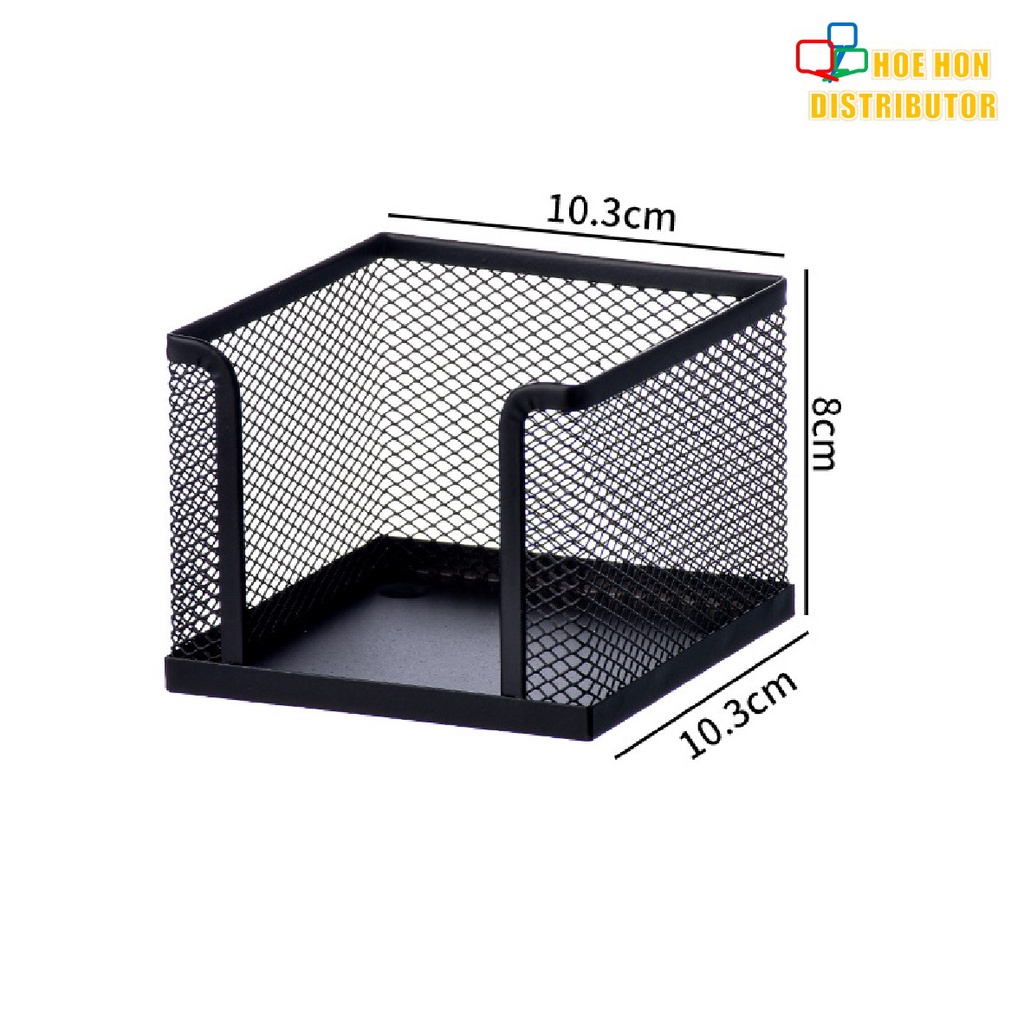 Memo Cube Holder 4 x 4 inch / 103mm x 103mm x 80mm Stationery Stand 3 x ...