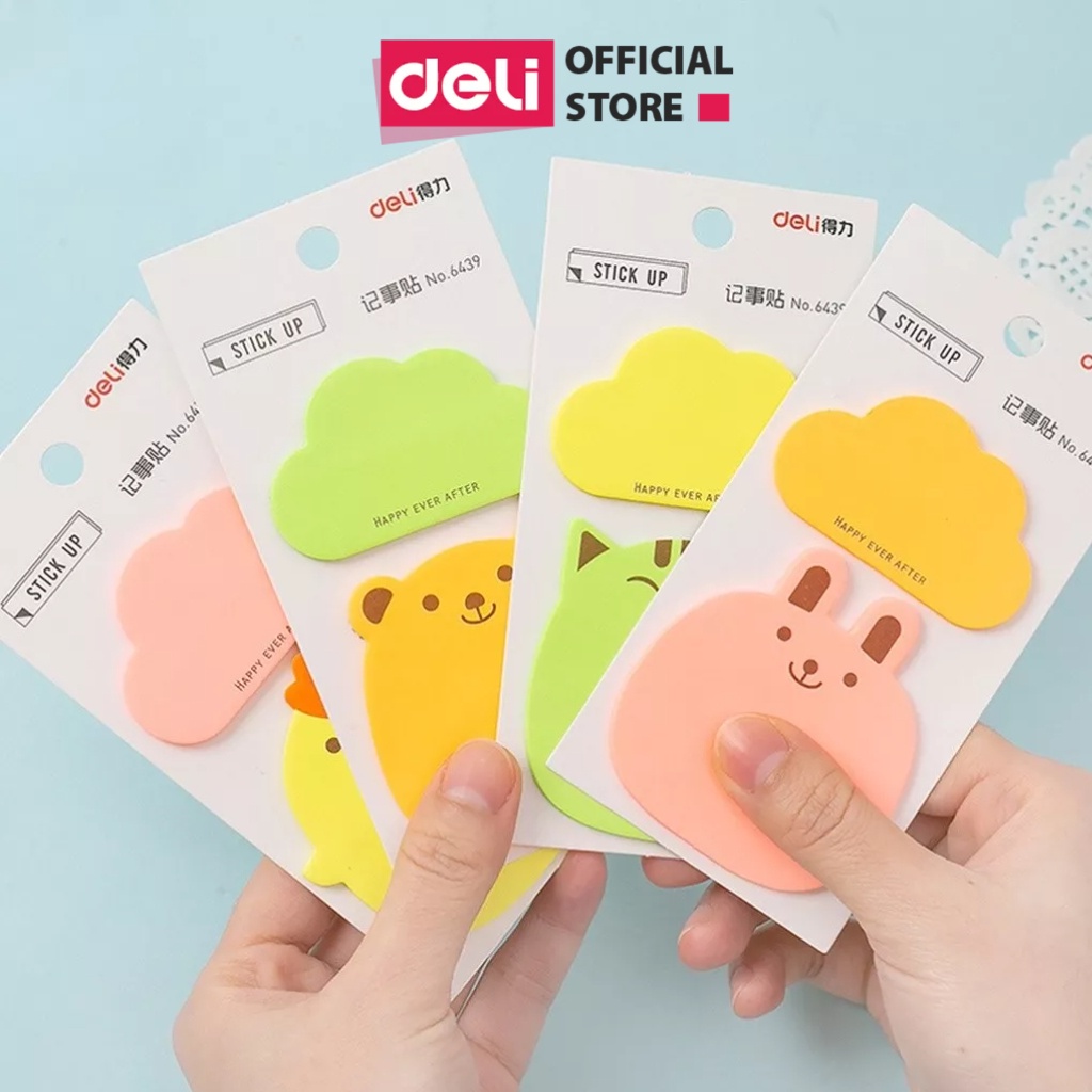 Deli cute student sticky notes - Random color - note paper, notes - 40 ...