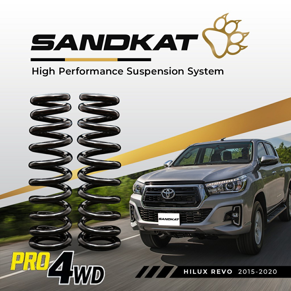 SANDKAT Coil Spring 1Pair (Front) FOR TOYOTA HILUX VIGO REVO ROCCO ...