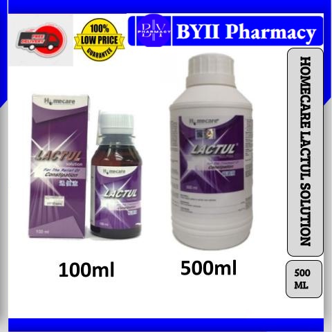 Lactul Solution 67% (100ml/500ml) | For constipation, hepatic ...