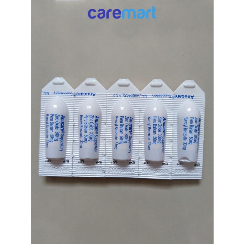 ANUCARE SUPPOSITORY 1'S - PILES / UBAT BUASIR SUMBAT PUNGGUNG 1 BIJI ...