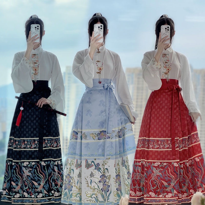 Ming Dynasty Hanfu Women's Han Element Phoenix Spring and Straw ...