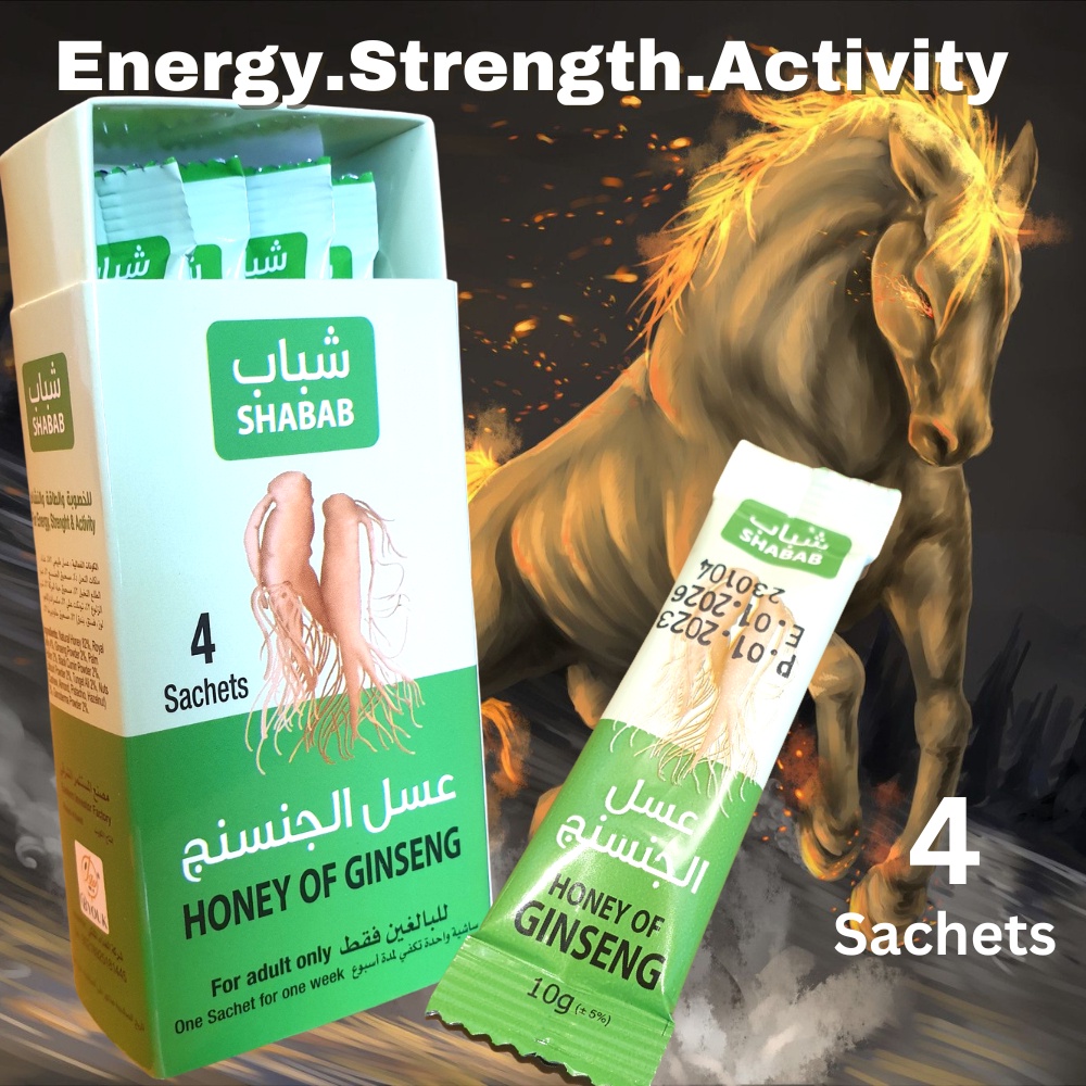 Honey of Ginseng 10g*4 Sachets Royal honey booster Khalta khaltah ...